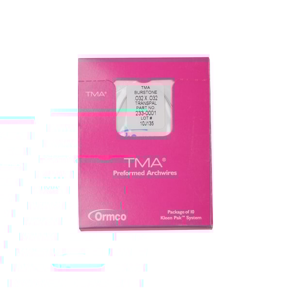Arco Orthos TMA Retangular - Ormco - Apoio Dental
