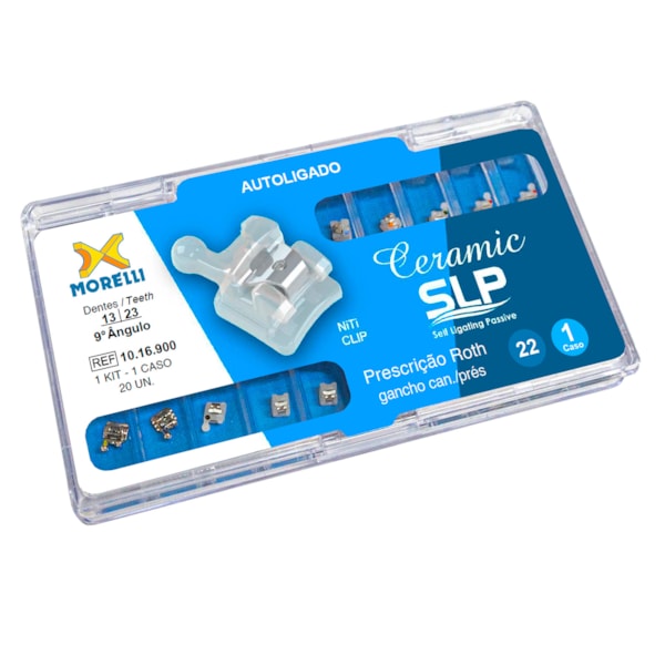 Kit Bráquete Cerâmico Ceramic SLP Roth 022 9° Ângulo 1 Caso - Morelli ...