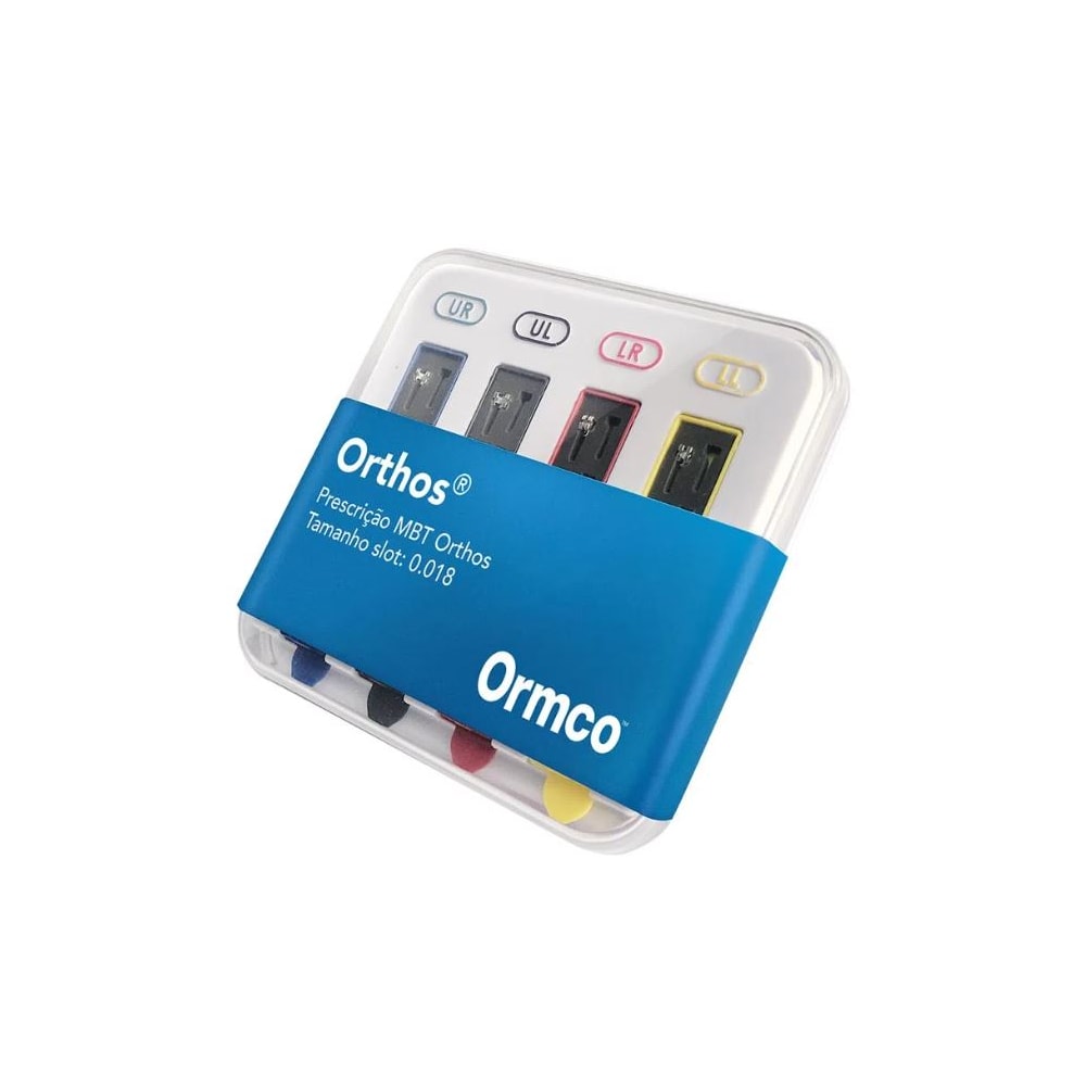Kit Bráquete de Aço Orthos MBT 022 - Ormco - Apoio Dental