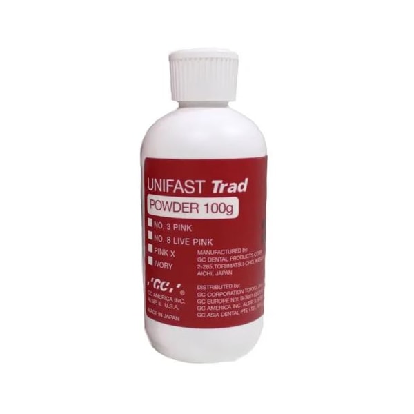 Resina Acrílica Unifast Trad Pó Ivory - GC - Apoio Dental