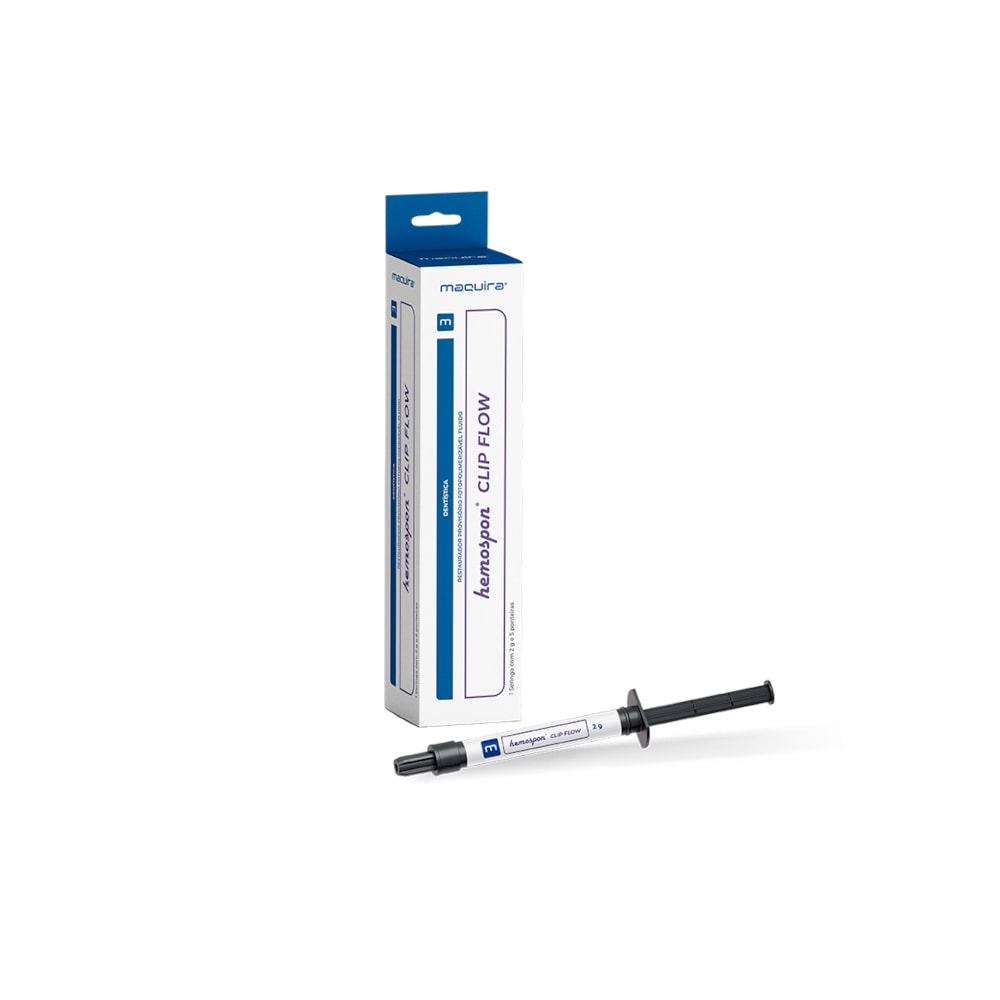 Restaurador Provisório Hemospon Clip Flow - Maquira